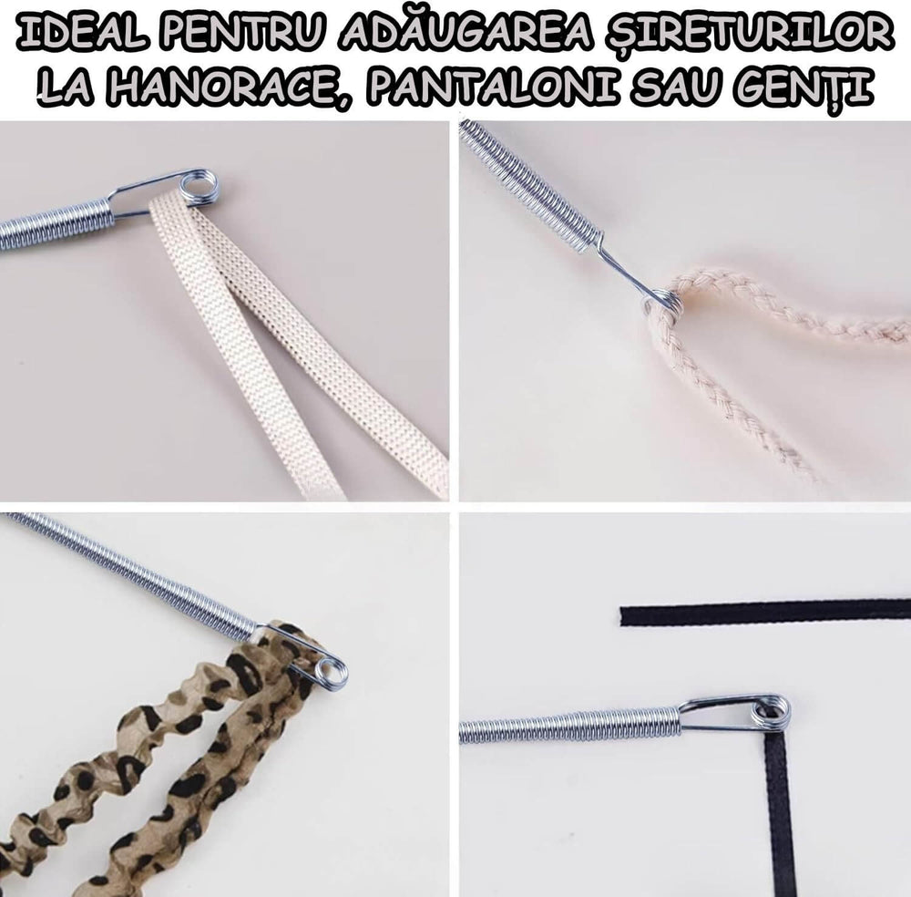 Set 6 Tije pentru Sireturi si Elastice – Zentrio
